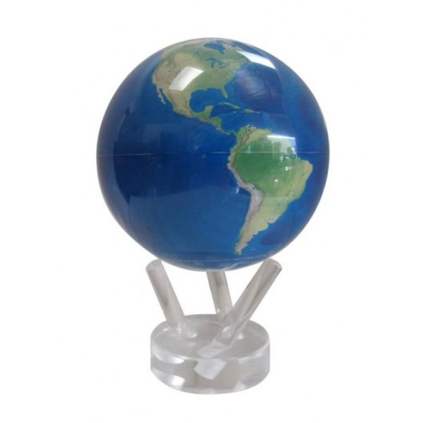 4.5" Satellite Image Natural Earth World Globe
